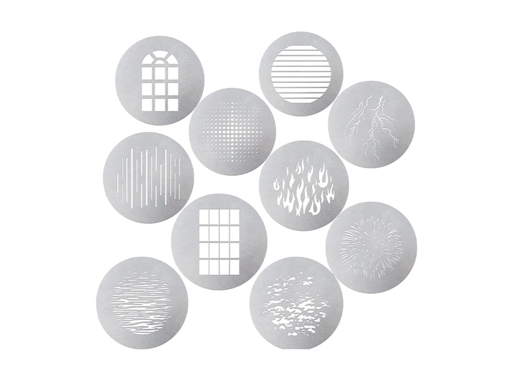 Aputure 10'lu Gobo Kit (19/26/36 Optik Şekillendirici İçin) - Godox ...