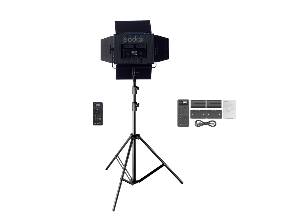 Godox LDX50R RGBWW LED Panel Tekli Işık Kiti (Bataryalı) - Godox ...
