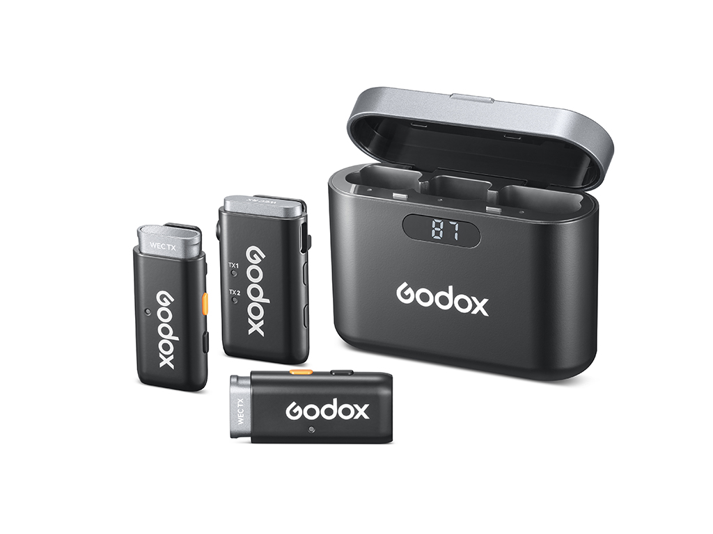Godox WEC Kit2 2'li Kablosuz Yaka Mikrofonu - Godox Türkiye Resmi ...